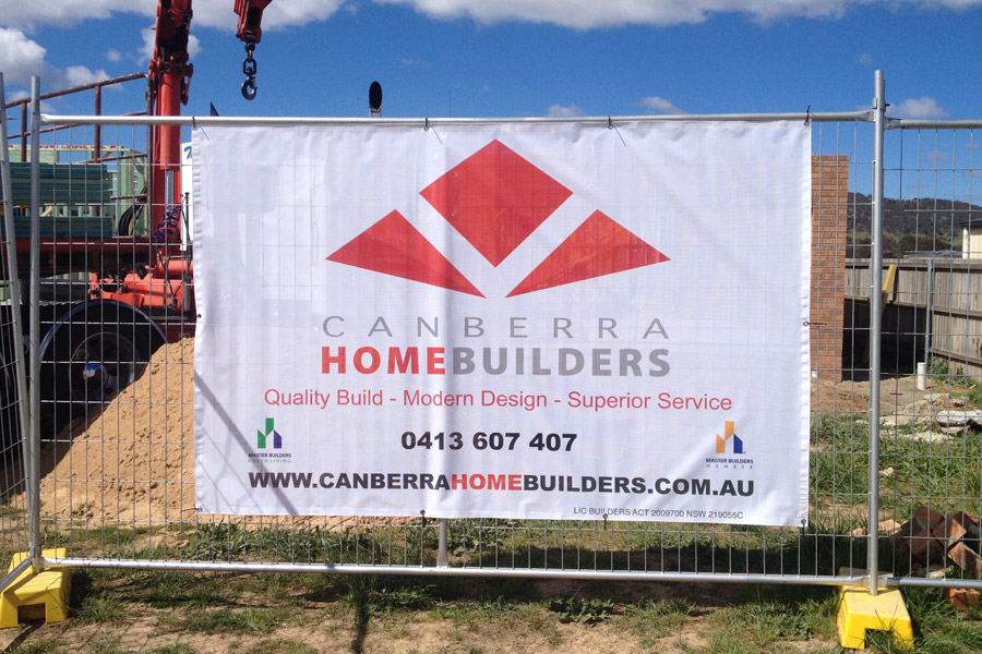 Canberra Home Builders Site Signage | SiteSmart